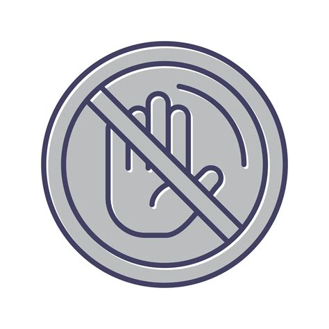 No Passing Vector Icon 14007234 Vector Art At Vecteezy