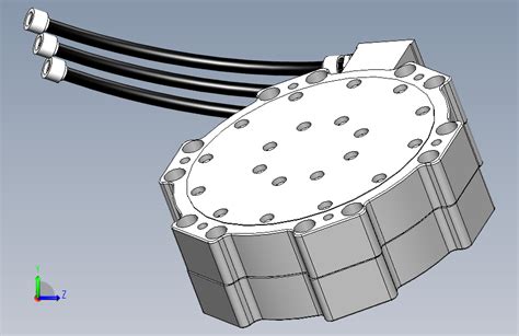 F0634 轮毂电机模型图solidworks 2016模型图纸下载 懒石网