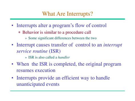 ppt interrupts powerpoint presentation free download id 5173988