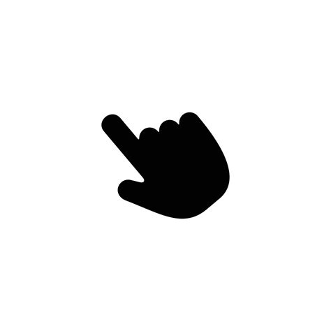 Cursor Simple Flat Icon Vector Illustration 18865483 Vector Art At Vecteezy