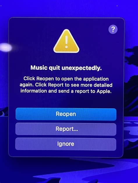 my apple music quit went i enter full screen r mac