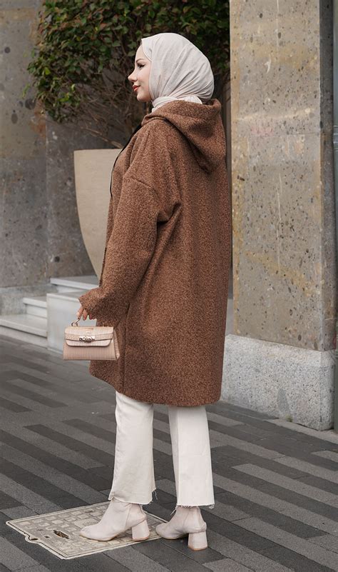 Kahverengi Kap Cep Detaylı Ro36617 Kamil Keskin