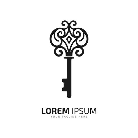Premium Vector Minimal And Abstract Logo Of Key Vector Key Icon Home Key Silhouette Isolated