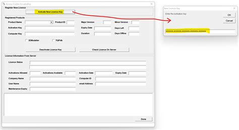 8 Once The Key Is Validated The Licence Manager Form Will Display The Key Status
