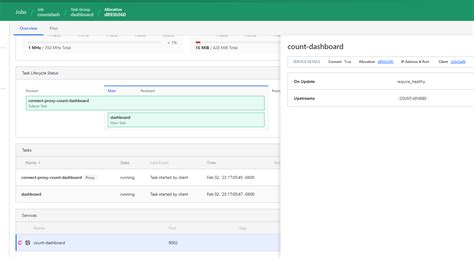Connection To Task In A Different Group Is Refused Via Sidecar For Count Api Example Nomad