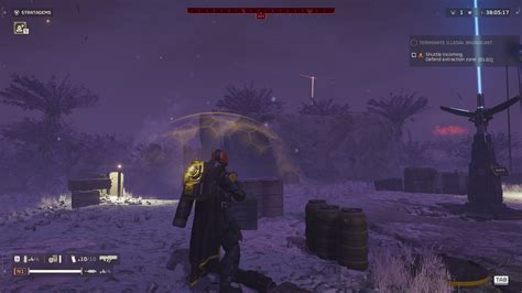 Automaton Cloaked Ship On Tibit Rhelldivers