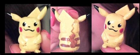 1 12 Tall Pikachu I Sculpted Out Of Polymer Clay Rcraftit