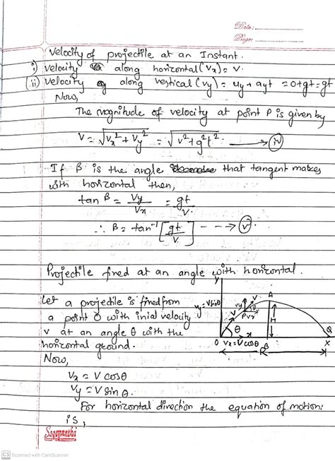Chapter Three Kinematics Class 11 Physics Note Your All Notes