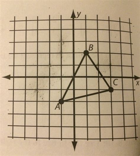 Solved Use The Coordinate Rules To Rotate Triangle Abc Chegg
