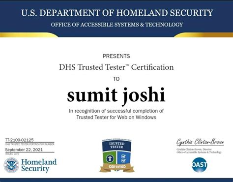 Sumit Joshi On Linkedin Accessibility Certified