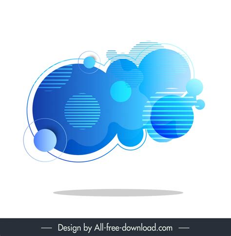 Abstract Geometric Background Design Elements Deformity Circle Shapes Vectors Images Graphic Art