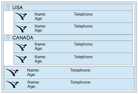 C How To Create The Following List Table Structure In WPF Stack Overflow
