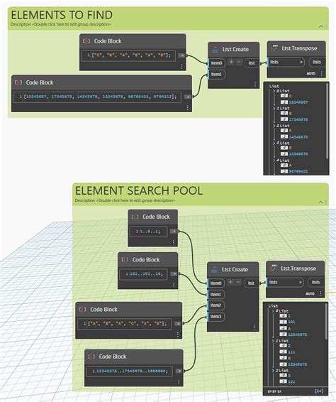 Find Items In List Using Two Nested List Values Lists Logic Dynamo