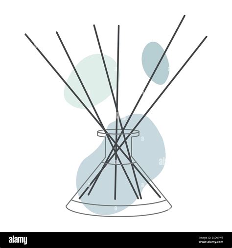 Vector Line Icon Of Aromatherapy Diffuser Simple Silhouette With Abstract Color Shapes For Spa Vector Line Icon Of Aromatherapy Diffuser Simple Silhouette With Abstract Color Shapes For Spa