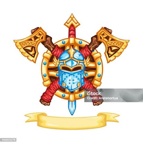 무기 아이콘 중세 항목 평면 디자인 벡터 격리 된 방패 벡터 개체 그룹에 대한 스톡 벡터 아트 및 기타 이미지 개체 그룹 검 고대의 Istock