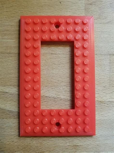 Building Block Compatible Decora Switch Plate 3d Printed Decora