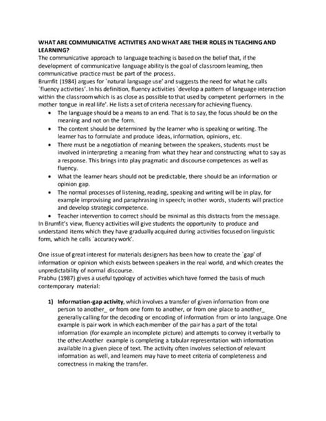 Communicative Activities Docx