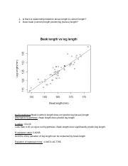 Biol 215 Lab Week 6 Regression Docx 1 Is There A Relationship