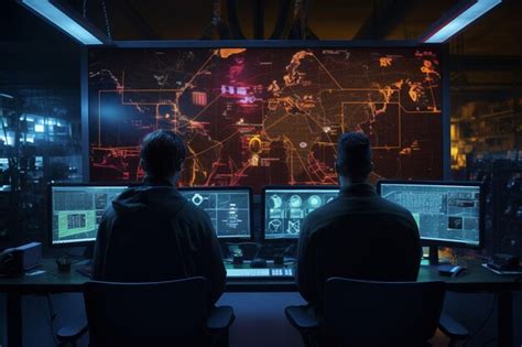 Premium Photo Cybersecurity Experts Analyzing And Securing Generative Ai