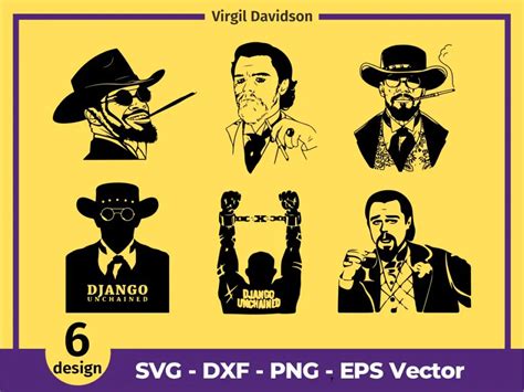 Django Unchained Quentin Tarantino Samuel Jackson Svg Vectorency