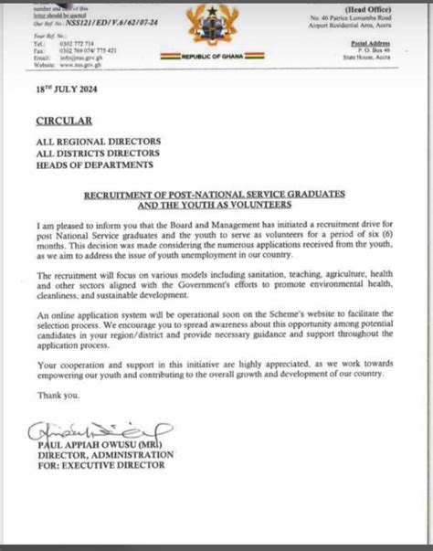 Nss To Recruit Youth For Six Months In Volunteer Programme The