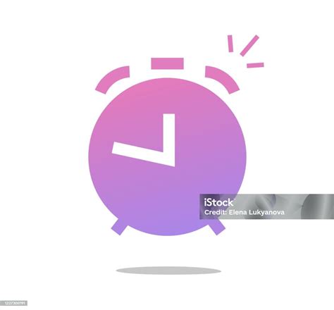 시계 알람 아이콘 벡터 또는 시계 울리는 웨이크 업 타임 라인 개요 아트 픽토그램 및 로고 아이디어 색상 기호 흰색 배경 클립 아트에 격리 로고에 대한 스톡 벡터 아트 및