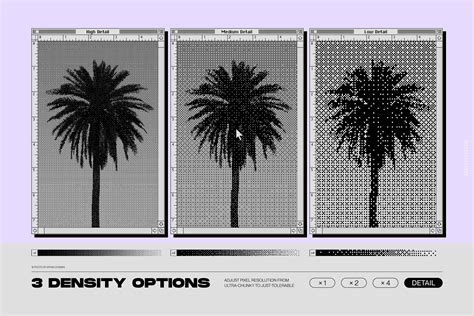 bitmap lab one click pixel halftone action design cuts