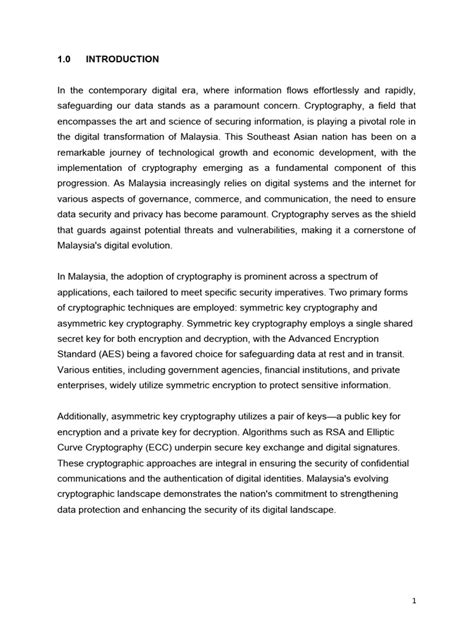 Cryptography Implementation In Malaysia Pdf