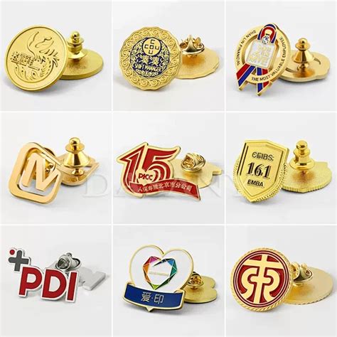 金属徽章定做胸章定制企业logo司徽勋章公司纪念章校徽订制作胸针 天猫 花瓣网