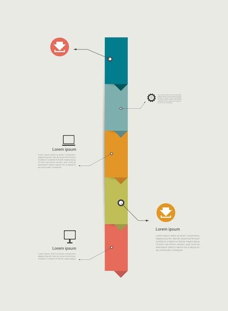 Premium Vector Timeline Infographics Step Template Design Vector