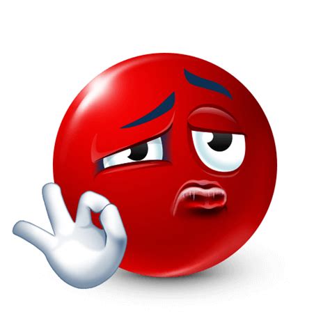 Sexy Biting Lip Blue Emoji