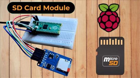Micro Sd Card Module With Raspberry Pi Pico Micropython