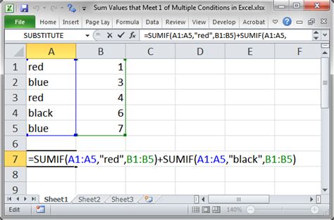 How To Sum A Column In Excel With Multiple Conditions Lasemsugar