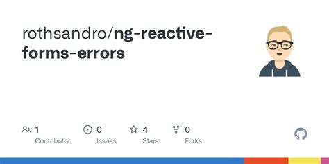 Github Rothsandro Ng Reactive Forms Errors