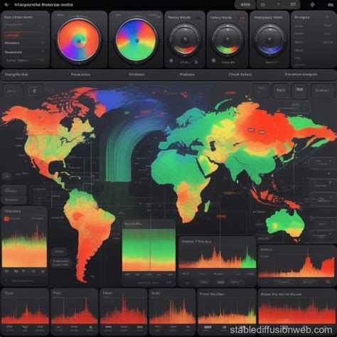 Visualization Of Devices With Heat Map Color Code Stable Diffusion Online