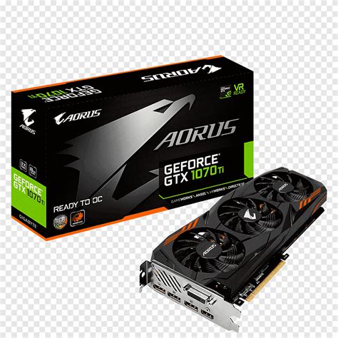 그래픽 카드 및 비디오 어댑터 Gigabyte Geforce Gtx 1070 Ti Directx 12 Aorus 8gb 256 비트 Gddr5 Pci Express 30