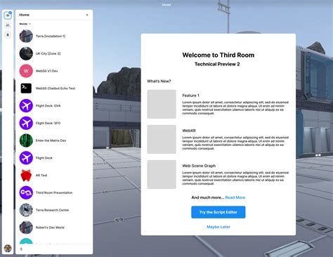 Technical Preview 2 Onboarding · Issue 559 · Matrix Org Thirdroom · Github