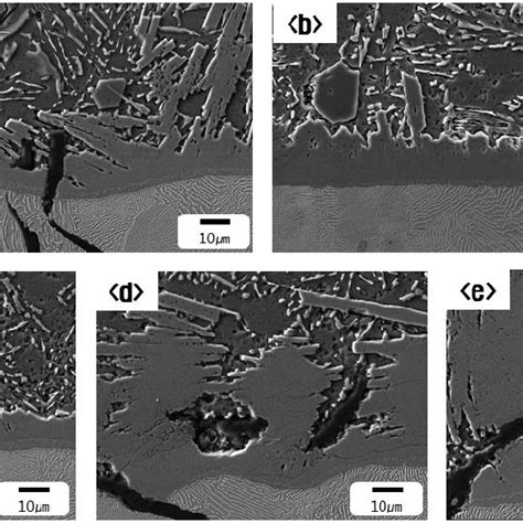 Sem Image Of Intermetallic Compound Layer Formed During Hda In Al 17 Download Scientific