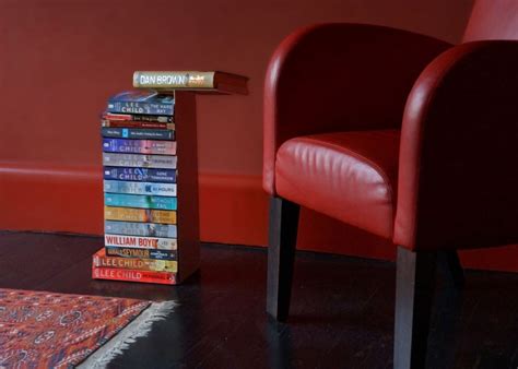 Sebastian Bergnes Bookstand Creates The Illusion Of Floating Books