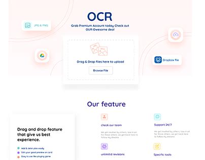 Ocr Ui Projects Photos Videos Logos Illustrations And Branding Behance