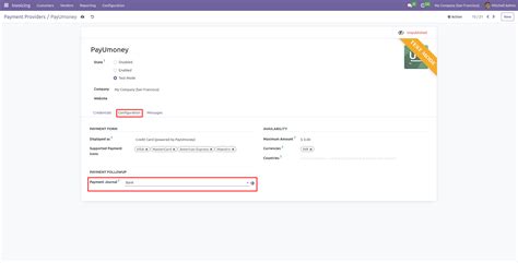 Guide For Odoo Website PayU Money Payment Acquirer Guide For Odoo Website PayU Money Payment Acquirer