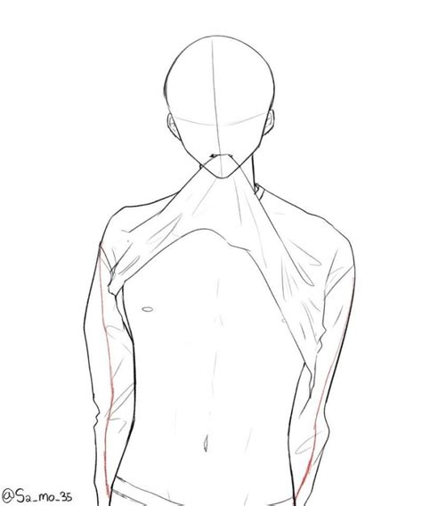 Seductive Poses Male Drawing