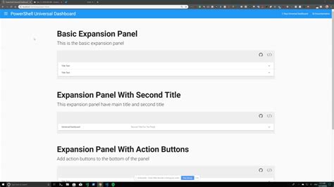 new look to the demo site what do u think · issue 514 · ironmansoftware universal dashboard
