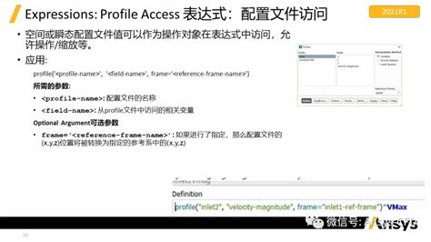 Ansys Fluent Expression功能汇总