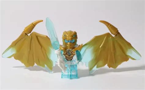 Lego Golden Dragon Zane Minifigure Crystal Ninjago Crystallized Genuine Picclick Uk