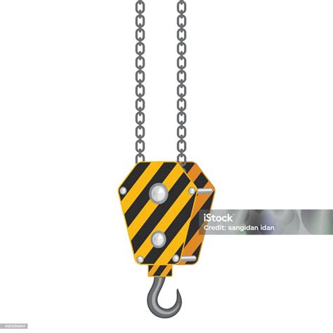 크레인 후크 벡터 요소 개념 디자인 템플릿 강철에 대한 스톡 벡터 아트 및 기타 이미지 강철 강철 밧줄 건설 기계류 Istock