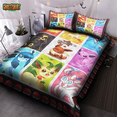 Pokemon Eevee Evolution Bedding Set