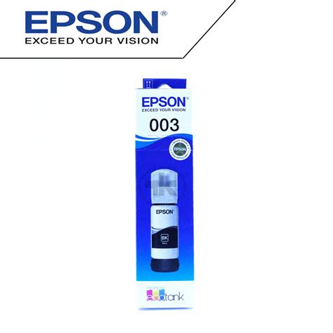 Jual Epson Original Tinta Botol Refill Printer Epson 003 65ml Shopee Indonesia