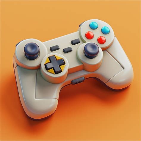 A 3d Gaming Controller Premium Ai Generated Image