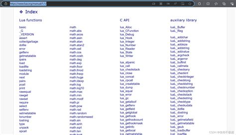 Lua 使用table定义数组，定义map；table的操作lua Map Csdn博客